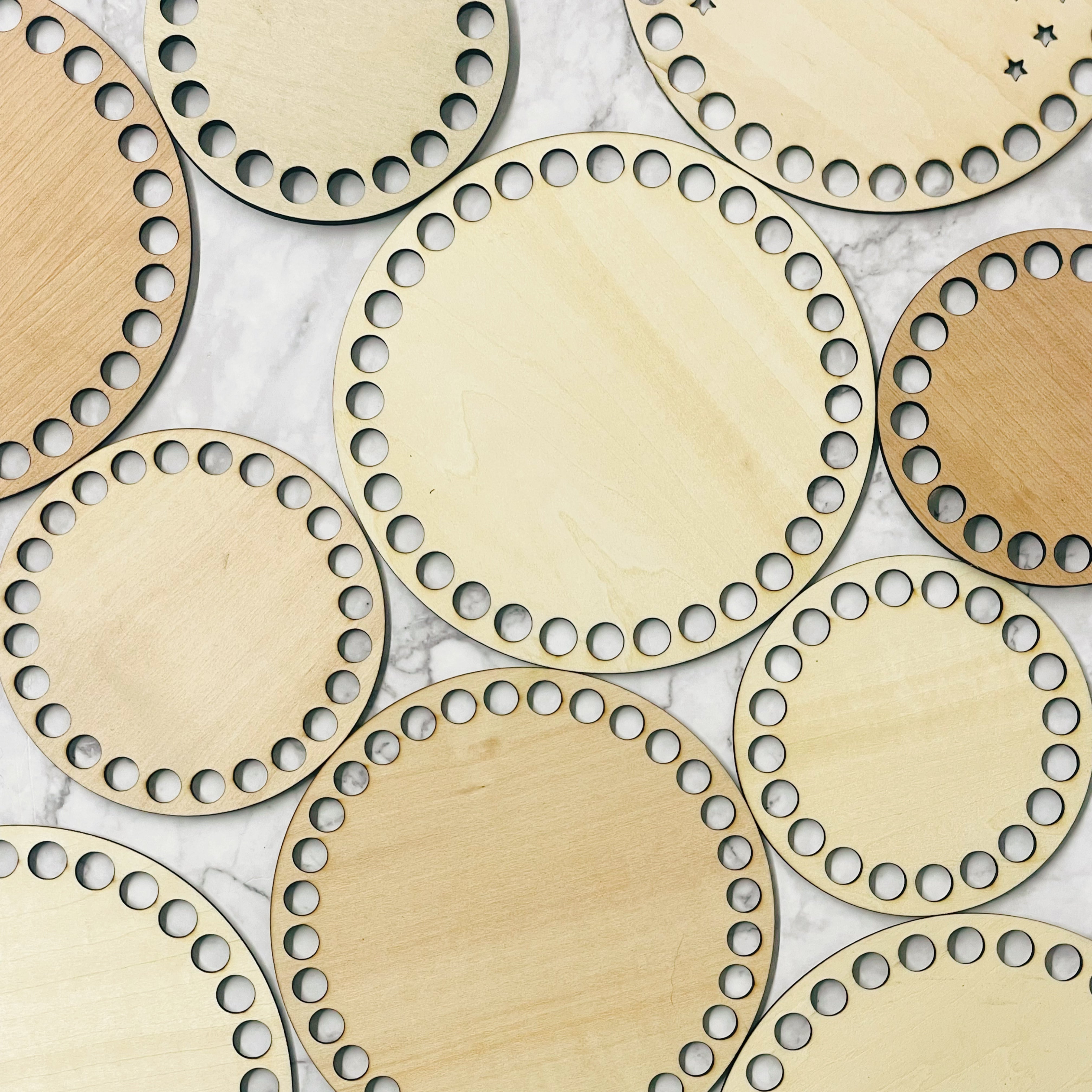 Imperfectly Perfect Wooden Bases | Pack of 5 – Mad4Macrame